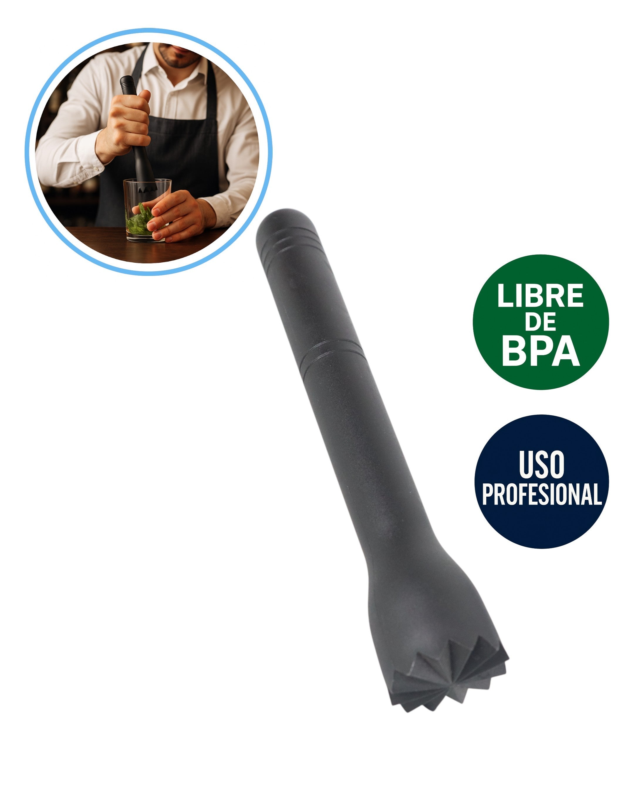 Macerador Profesional Macizo de 27 cm – Antimanchas y Antiolor | Herra ...