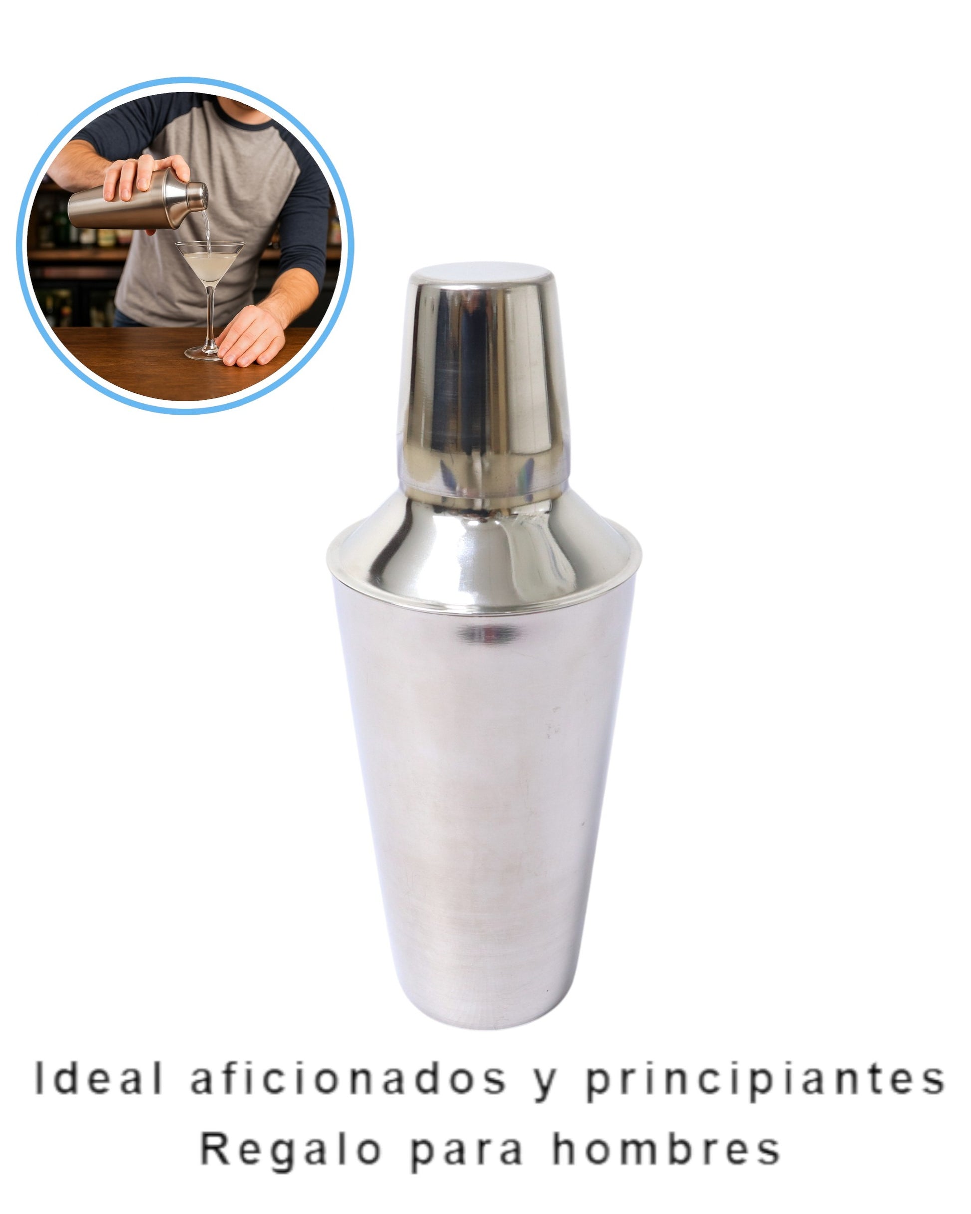Coctelera Cobbler semi-profesional ideal para aficionados, bares peque ...
